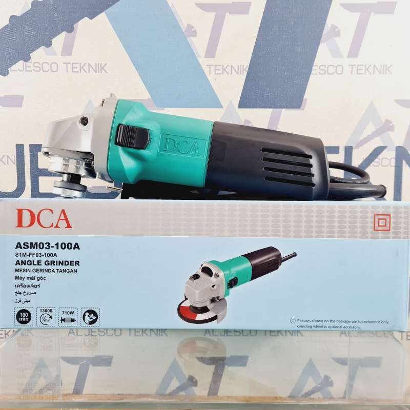 Jual DCA ASM03-100A GERINDA GURINDA TANGAN 4 INCH - ANGLE GRINDER 100MM ...