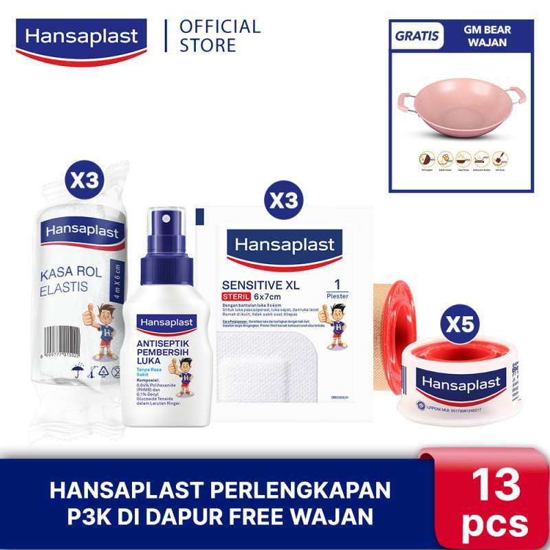 Jual Hansaplast Perlengkapan P3K Di Dapur FREE Wajan - Plester ...
