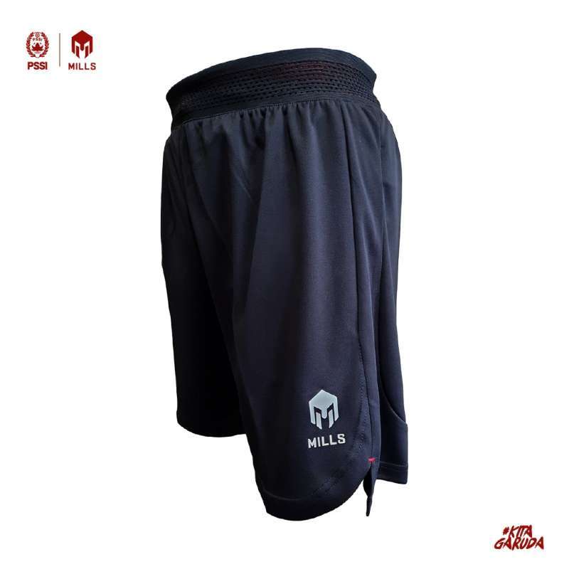 Jual Mills Celana Timnas Indonesia Football Short Third 3112ina Black ...