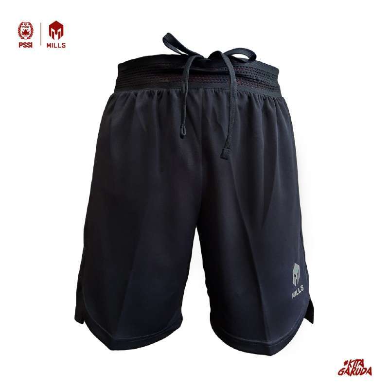 Jual Mills Celana Timnas Indonesia Football Short Third 3112ina Black ...