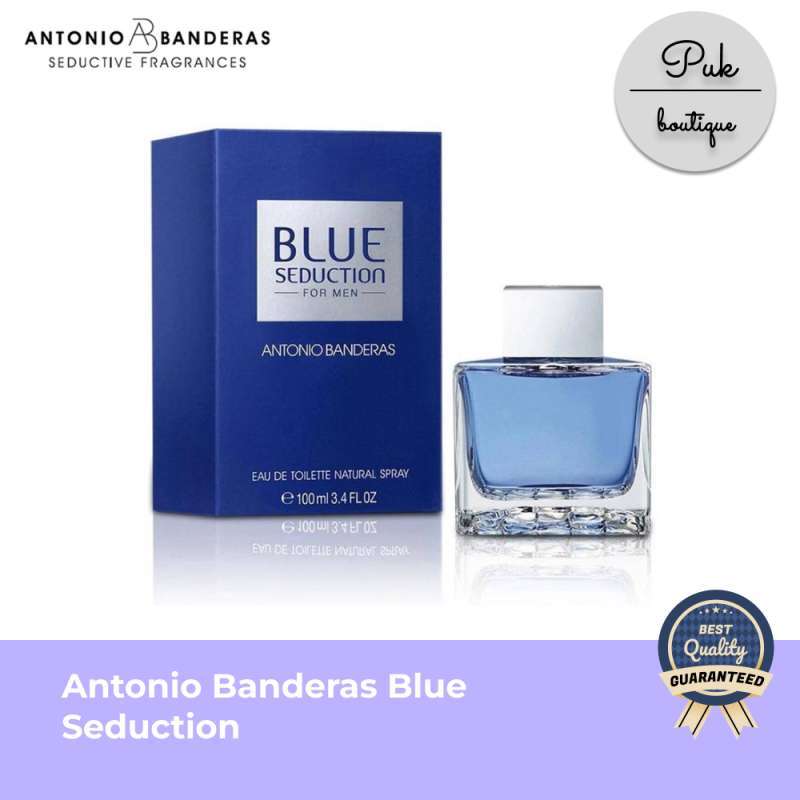 Jual Parfum Antonio Banderas Blue Seduction Men Original Edt 100ml Di ...
