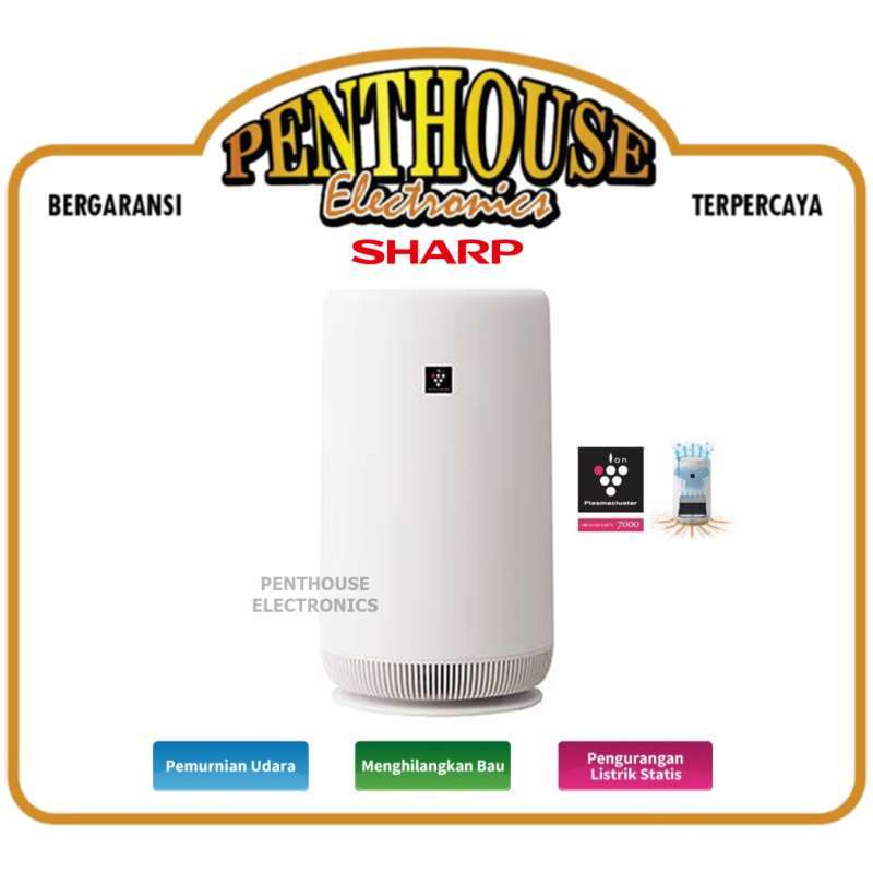 Jual Sharp Small Tower Air Purifier FU-NC01-W Plasmacluster Coverage 10 ...