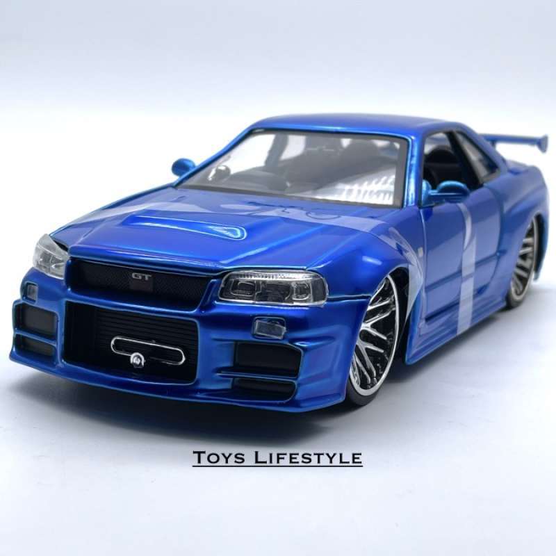 Jual Mobil Jada Diecast Fast & Furious Ff Brian'S Nissan Skyline Gt-R 1 ...