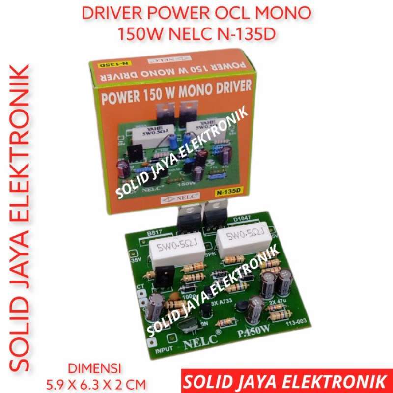 Promo Kit Driver Mono Power 150w Nelc N135d Power Mono 150 Watt 150 W ...