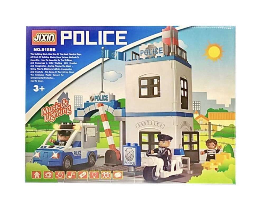 Jual Mainan Anak Jixin Brick Police di Seller DENTA TOYS - Kalibata, Kota Jakarta Selatan | Blibli