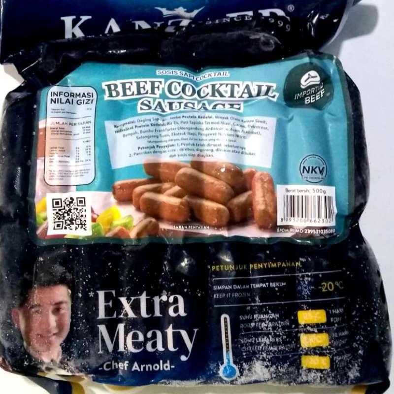 Jual KANZLER Sosis beef Cocktail 500gr di Seller Giolio Frozen ...