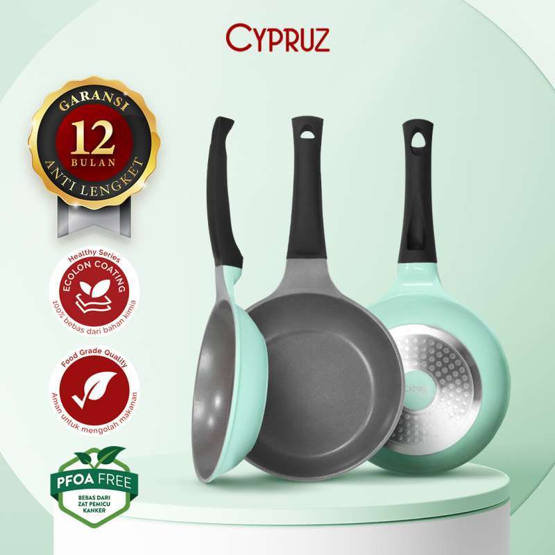 Promo Cypruz Diecast Colourful Ceramic: Fry Pan 24x1 Diskon 30% Di ...