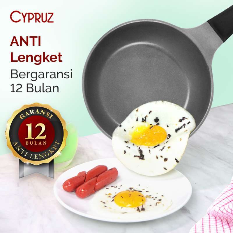 Promo Cypruz Diecast Colourful Ceramic: Fry Pan 24x1 Diskon 30% Di ...