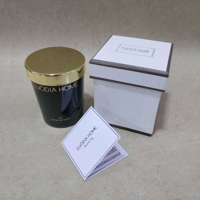 Jual Euodia Home Soy Scented Candle 70g | Burnt Fig di Seller Euodia ...