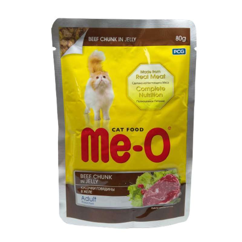 Promo Me-O Meo Pouch Sachet Wet Food Makanan Kucing Basah 80 gr Adult ...
