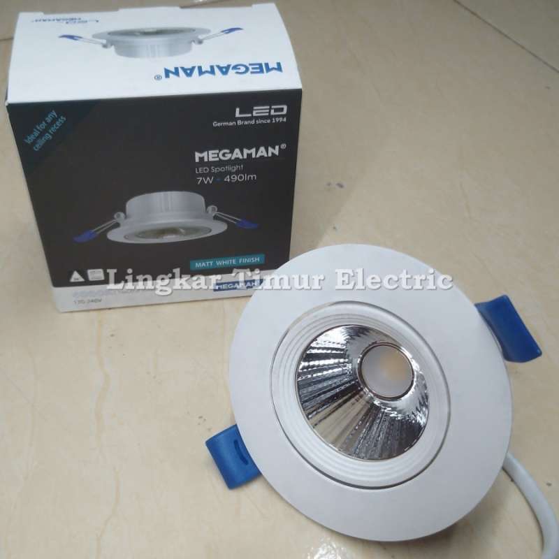 Jual Lampu Led Spotlight 7 Watt Megaman 2.5 Inch 6500k - Putih Mqtl2048 ...
