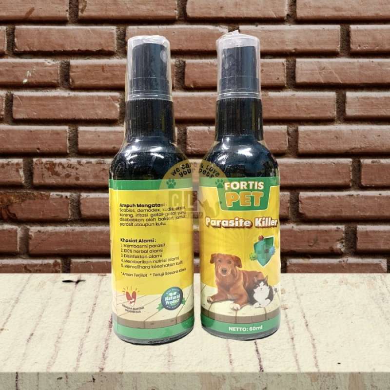 Jual Fortis Pet Parasite Killer 60 Ml - Obat Luka Parasit Dan Jamur ...