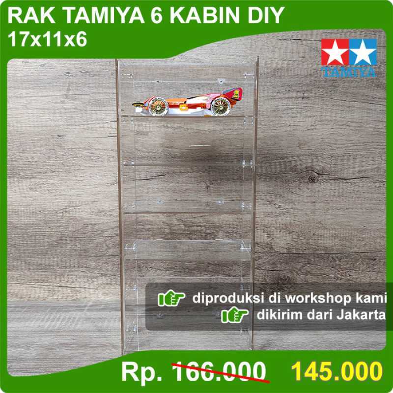 Promo Rak Tamiya 6 Kabin Diy Rak Akrilik Diskon 16% di Seller DENTA ...