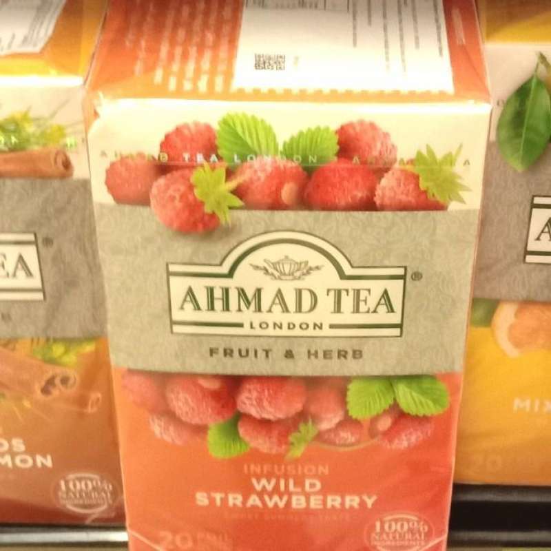 Jual Ahmad tea London infusion wild strawberry 20 foil bags di Seller ...