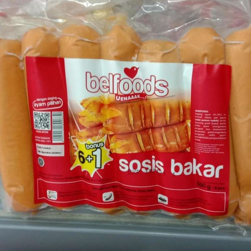 Jual Belfoods Sosis Bakar 6+1/sosis Ayam/frozen Food Di Seller Raja ...