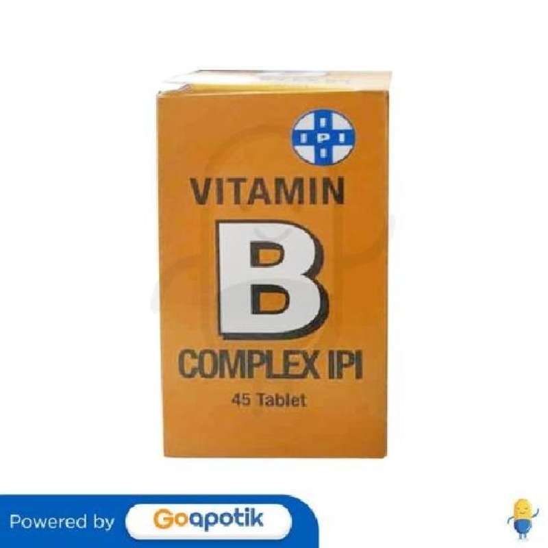 Jual Ipi Vitamin B Complex Botol 45 Tablet Di Seller Apotik Gamma ...