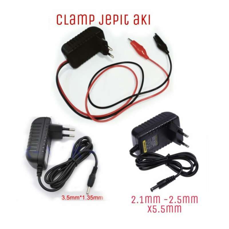 Promo adaptor charger elektrik sepeda motor mobil skuter mainan anak 6v ...