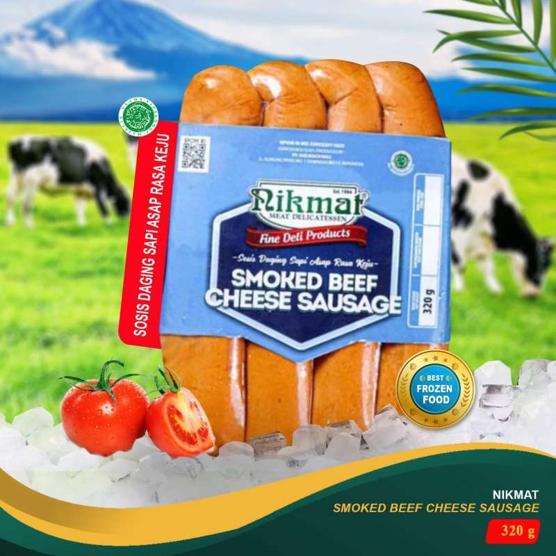 Jual Sosis Smoked Beef Cheese 320g Nikmat di Seller waradanaparvez ...
