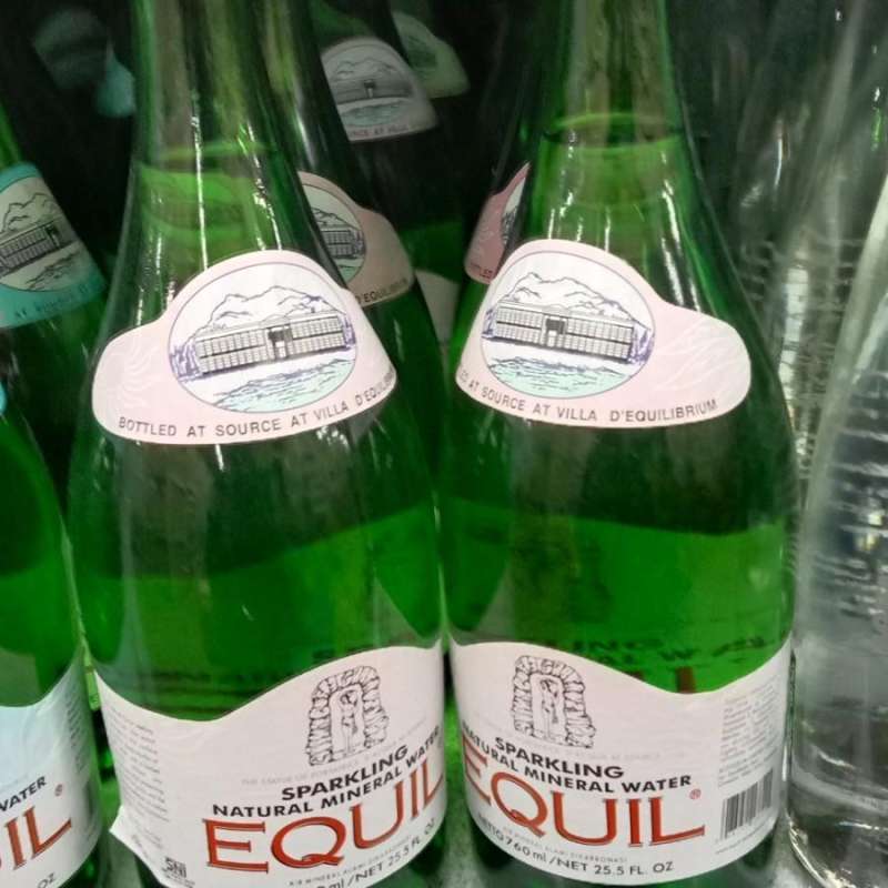 Jual sparkling mineral water equil 760 ml/air mineral di Seller Classy ...
