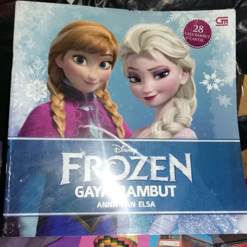 Promo Buku Gaya Rambut Frozen Anna Dan Elsa Diskon 16% di Seller HOLMES ...