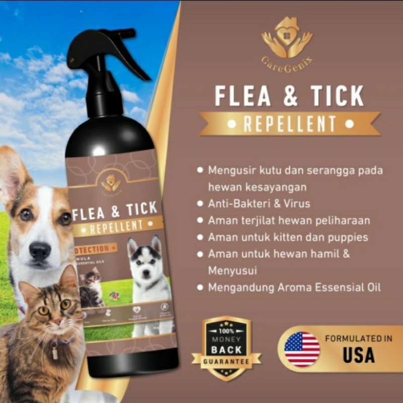Jual Obat Anti Kutu Hewan Anjing Dan Kucing Flea&Tick. 100Ml di Seller ...