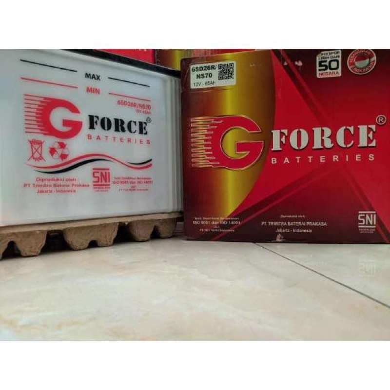 Jual Aki Basah Mobil G Force Ns70 / 12v65ah 65d26r Di Seller Anugerah ...