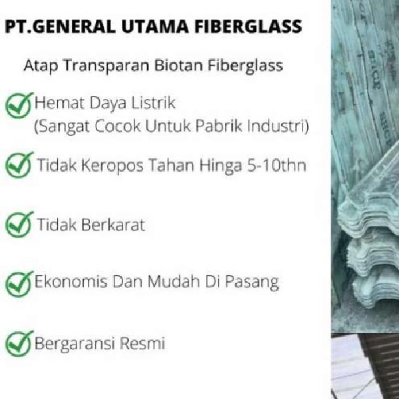Jual Atap Transparan Bening Fiberglass Di Seller Nsp Packaging ...