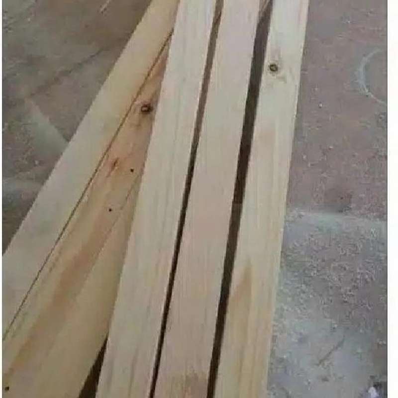 Jual List Kayu Wall / Profil Bahan Kayu Pinus Panjang 100 Cm di Seller ...