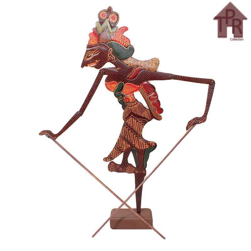 Jual Pajangan Wayang Kayu Batik Rama-shinta Size L Di Seller Toko ...