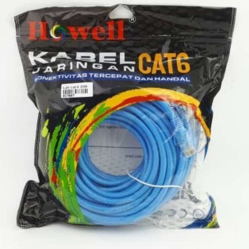 Promo Howell Kabel Lan Utp Cat 6 30M Internet/Ethernet Cable Cat 6 ...