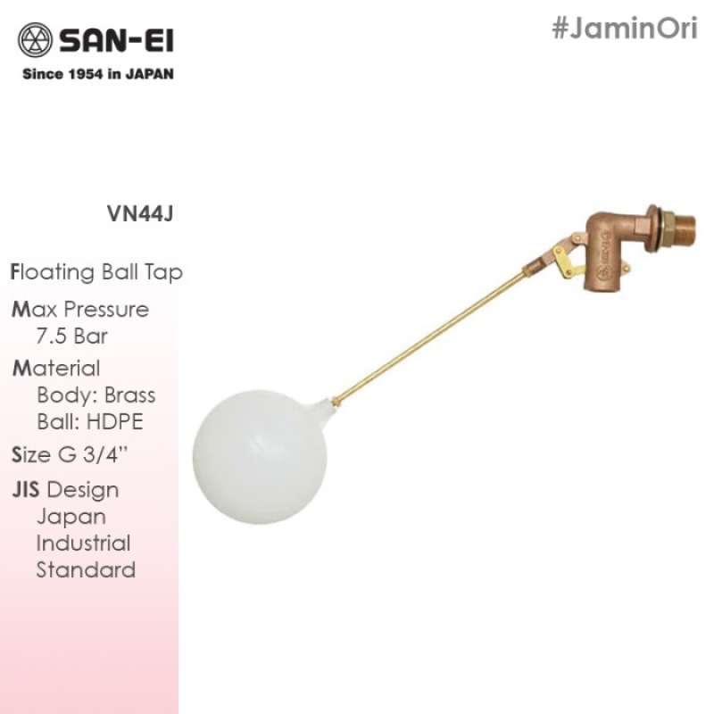 Promo San-Ei Floating Valve Pelampung Air 3/4 Inch - Tandon Air Vn 44J Diskon 13% di Seller Toko ...