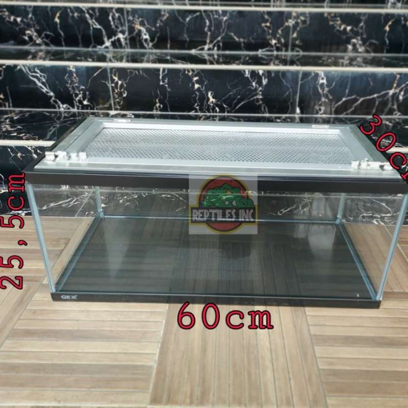 Promo Akuarium Ikan /Kandang Reptil Kura Torto Iguana Ular Gex Besar + Tutup Diskon 13% di ...