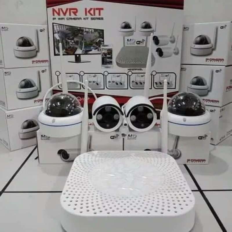 Promo Nvr Kit Cctv Wireless 1080P (Full Hd) 4 Kamera Diskon 13% di ...
