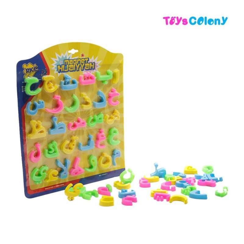 Jual Mainan Edukasi/Mainan Anak/Alphabet Hijaiyah Magnet/RKC01027-1 di ...