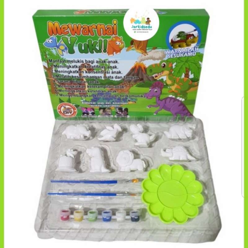 Jual Mainan Anak Diy Mold Dinosaurus Painting Set Mewarnai Dino Kado ... Jual Mainan Anak Diy Mold Dinosaurus Painting Set Mewarnai Dino Kado ...