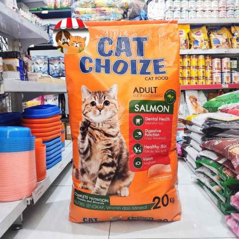 Jual Makanan Kucing Cat Choize Salmon Adult 20Kg - KHUSUS EKPEDISI JNE ...