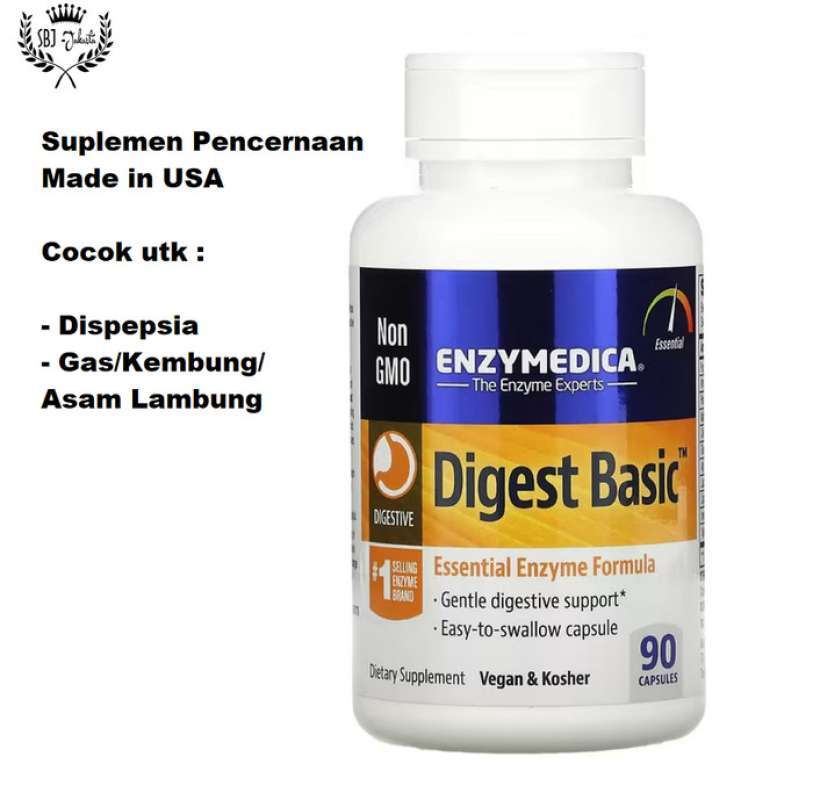 Promo Enzymedica Digest Basic Essential Enzyme Isi 90 - Suplemen Pencernaan Diskon 50% Di Seller ...
