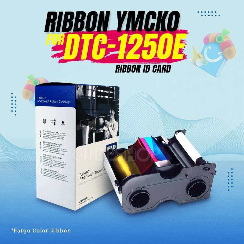 Jual Tinta Warna Printer ID Card Fargo DTC 1250E C50 YMCKO PN: 045500 ...