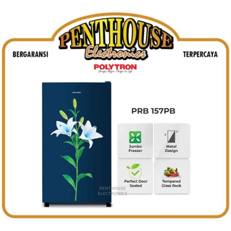 Jual Polytron Kulkas 1 Pintu 150L PRB-157PB / PRB 157PB 170 liter di ...