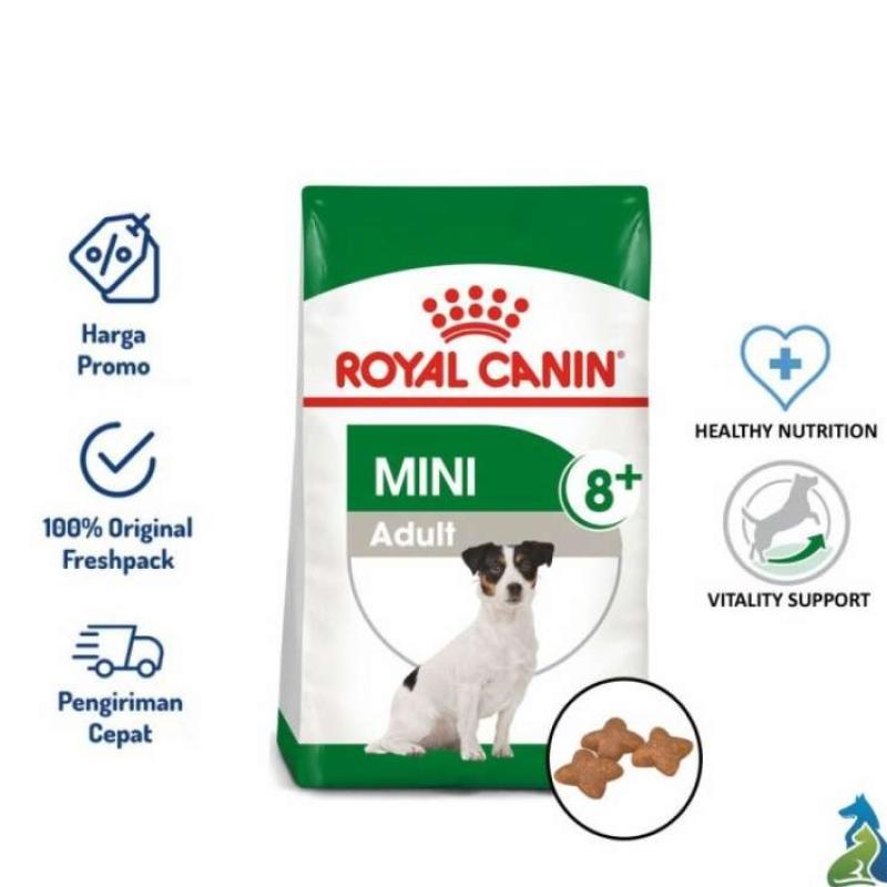 Jual Royal Canin Mini Adult 8+ / Senior Dog 2Kg - Promo Price di Seller ...