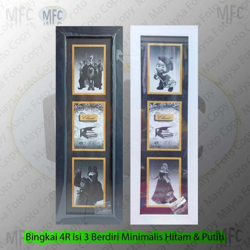 Jual Bingkai / Pigura / Frame Foto 4r Isi 3 Pp Panjang / 4r Isi 3 ...