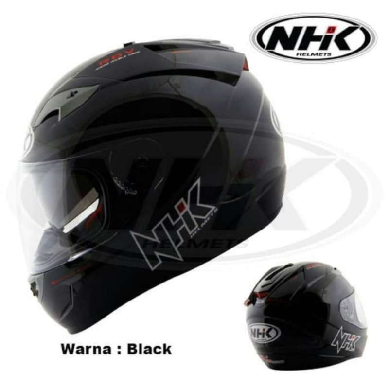 Jual HELM NHK FULL FACE GP 1000 BLACK GLOSSY di Seller Pusat Helm ...