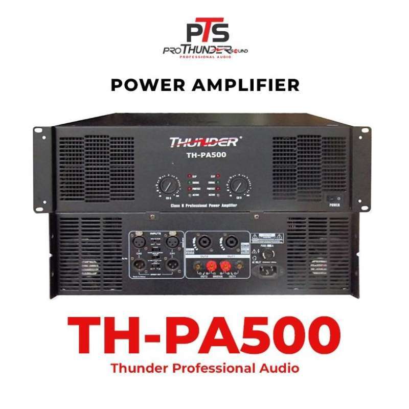 Jual Power Amplifier Thunder TH-PA500 di Seller Thunder Professional ...