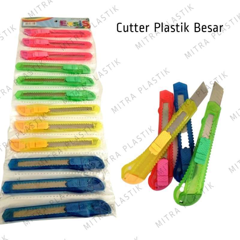 Jual Cutter Plastik Besar Cutter Besar Cutter Kertas Cutter Kantor ...
