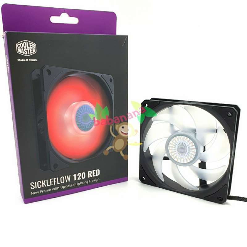 Promo Cooler Master Sickleflow 120mm Red MFX-B2DN-18NPR-R1 fan casing ...