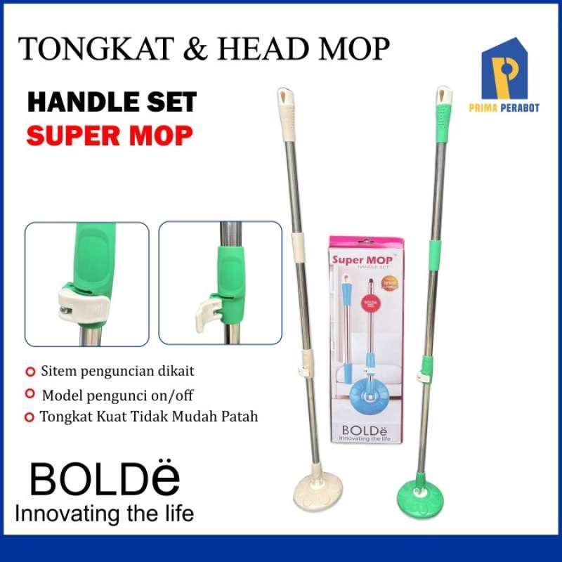 Jual Tongkat Mop dan Kepala Mop | Handle Set SUPER MOP di Seller ...