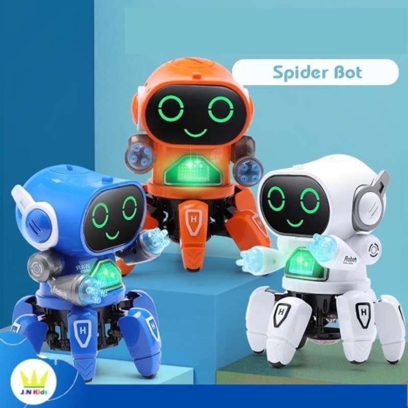 Jual BARU MAINAN ANAK ROBOT DANCE BERJALAN KAKI 7 DENGAN MUSIK DAN ...