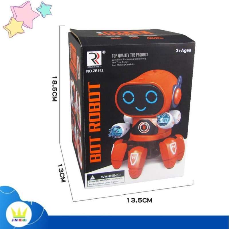 Jual BARU MAINAN ANAK ROBOT DANCE BERJALAN KAKI 7 DENGAN MUSIK DAN ...