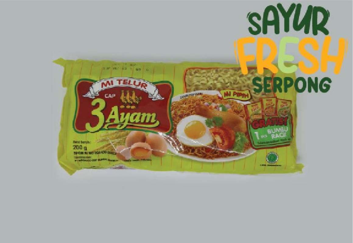 Jual Mie Telur - 1 Pack di Seller SAYUR FRESH SERPONG - Kota Tangerang ...