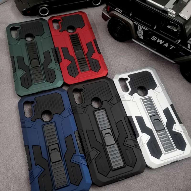 Jual Samsung A11 M11 Vanguard Army Armor Case Vertikal Stand Shockproof di Seller Megacase ...